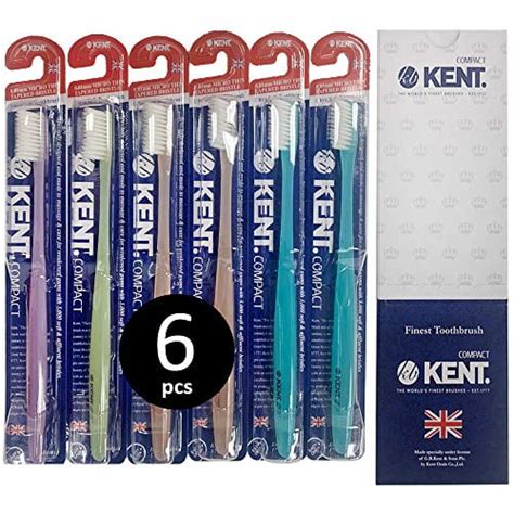 [kent] Compact Small Head Extra Soft Toothbrush For Sensitive Teeth Gums For Adults And Teens