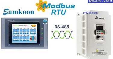 Samkoon HMI Modbus RTU Danfoss FC51 Tutorial Plc247 Com