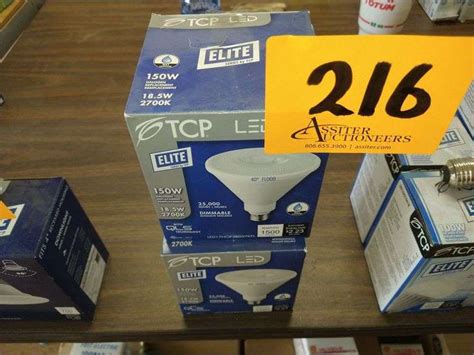 TCP Elite LED W Halogen Replacement Bulbs Assiter Auctioneers