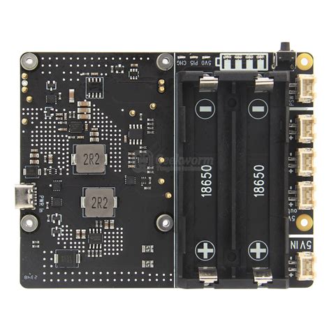 Geekworm X1201 2 Cell 18650 5 1v 5a Ups Shield For Raspberry Pi 5 Seri