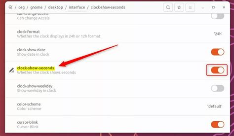 how to display seconds on ubuntu top menu clock geek rewind