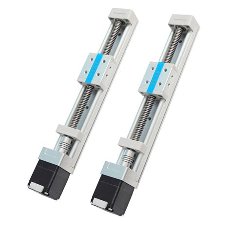 FUYU FSK30J 2PCS Mini Linear Rail Linear Guide Ball Screw Linear Actuator Slide Table Linear