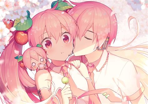 Miku Hatsune And Mikuo Kiss Miku Hatsune And Mikuo Kiss