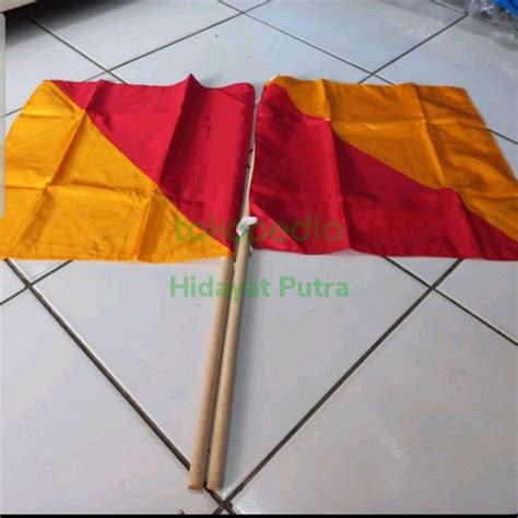 Jual Tongkat Semapur Pramuka Semaphore Set Bendera Semapur Pramuka