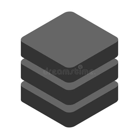 Database Storage Icon Isometric Internet Network Server Cloud Data