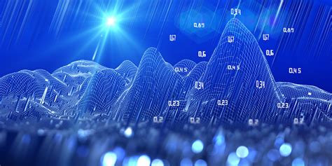 와이어프레임 알고리즘을 사용하여 추상분석 배경을 사용하여 데이터와 흐린 선을 분석합니다 양자 암호화 개념 분석 알고리즘 데이터