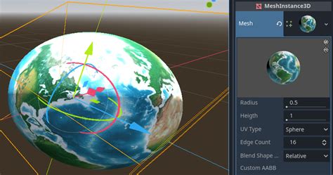Github Maggen Hubicosphere Mesh Godot Plugin Adds A New Type Of