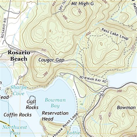 Deception Pass Wa 2020 24000 Scale Map By United States Geological