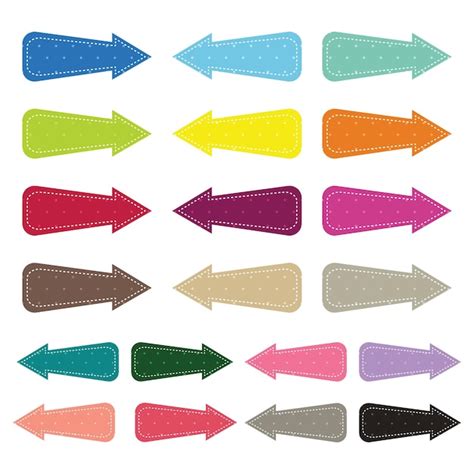 Premium Vector Arrow Indicator Design Clipart Set