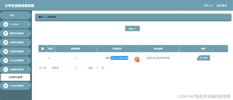 计算机毕业设计选什么题目好？springboot 大学生选修选课系统 Csdn博客