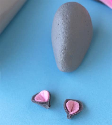 آموزش مرحله‌به‌مرحله ساخت کاردستی موش با سنگ