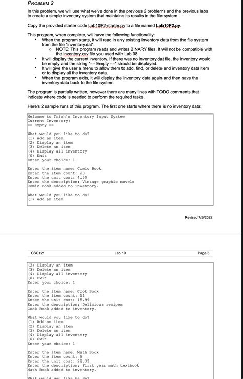Solved Starterimport Pickle Review The Main Function And