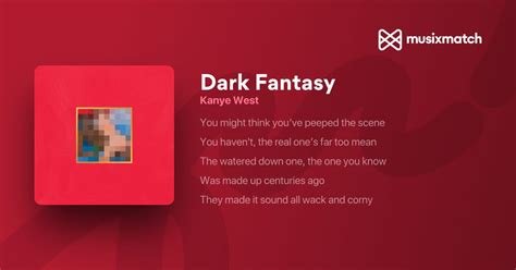 Kanye West Dark Fantasy Lyrics Musixmatch