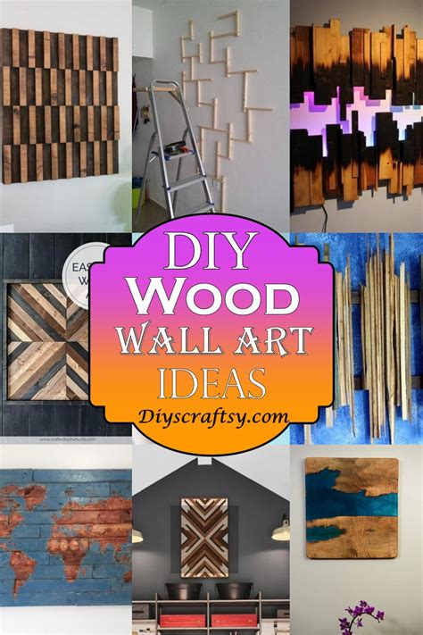 23 Diy Wood Wall Art Ideas Diyscraftsy