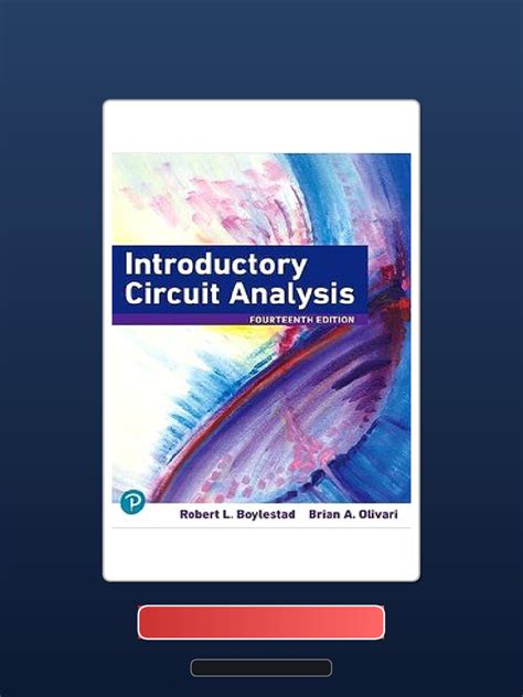 Introductory Circuit Analysis 14th Edition Full Download Pdf Multiple Choice Science