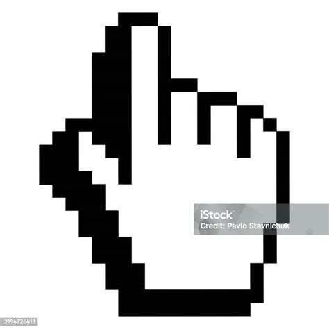 Cursor Icon In Hand Form Mouse Click Cursor Clicking Hand Pointer Stock Illustration Download
