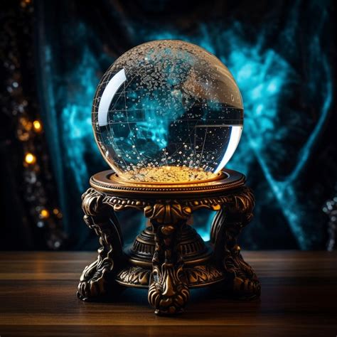 A Crystal Ball Symbolizing Predictions And Foresight Premium Ai