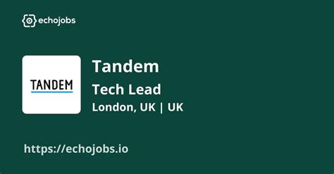 Tandem Is Hiring Tech Lead London Uk Uk Sql Python C Java Go Typescript Html Css Javascript