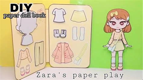 Paper Doll Dress Up Book Paper Doll Play Dress Up Play Paper Doll