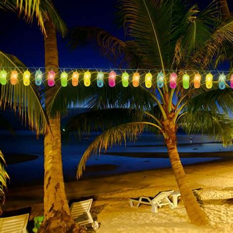 String Lights Beach Theme