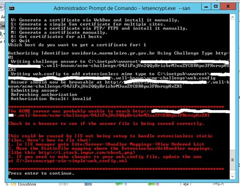 Problems Installing Letsencrypt With Windows Server 2012 R2 Iss 85 Help Lets Encrypt