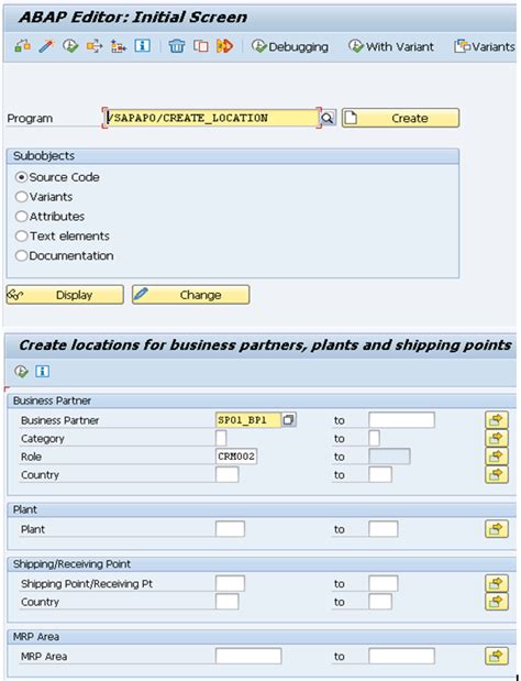 Sap Tm Transportation Management Master Data Creation