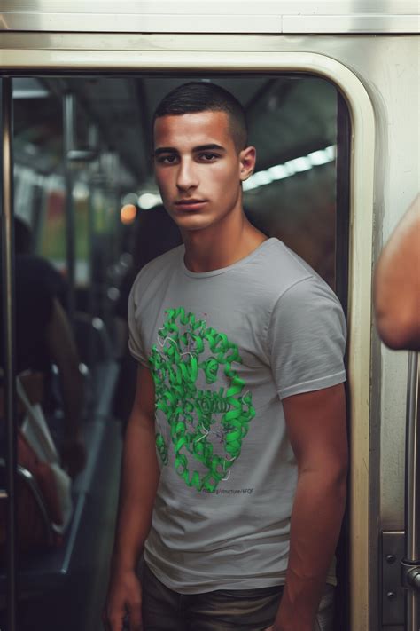 Hemoglobin Protein Schematic In Green Etsy