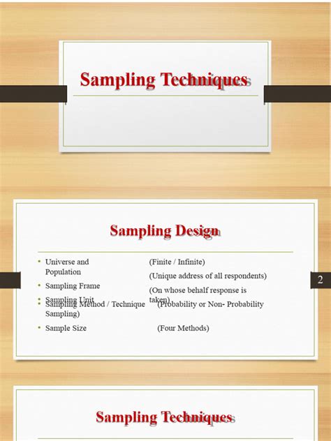 Sampling Techniques Pdf Sampling Statistics Methodology