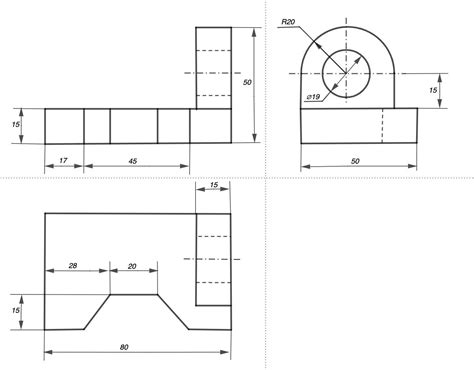Помогите начертить вид спереди сверху сбоку Школьные Знания Com