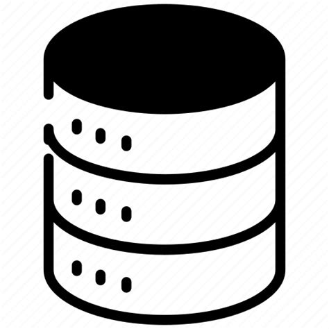 Database Server Storage Network Cloud Connection Hosting Icon