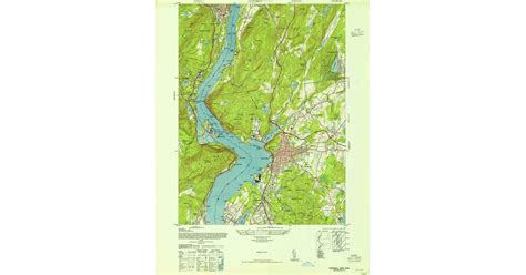 1947 Map Of Peekskill Ny — High Res Pastmaps