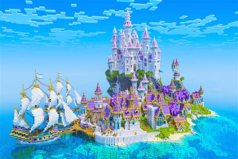 Minecraft Disney Castle Schematics