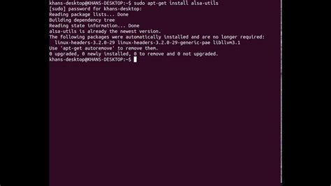 HOW TO INSTALL SOUND DRIVERS ALSA IN UBUNTU LINUX WORKING YouTube