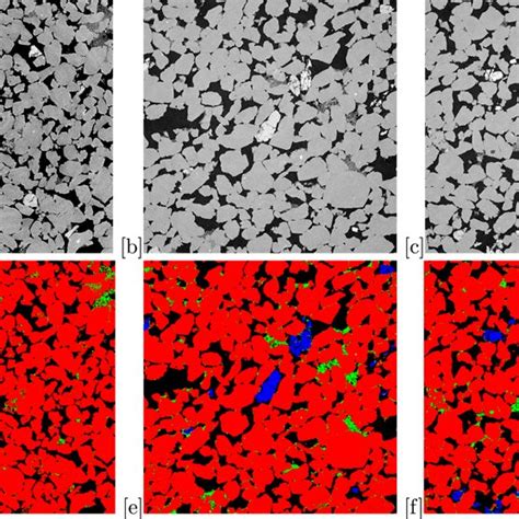 Central Slices Through The Tomogram And Resultant Segmentation For The