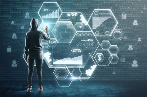 Premium Photo Hacking And Future Concept