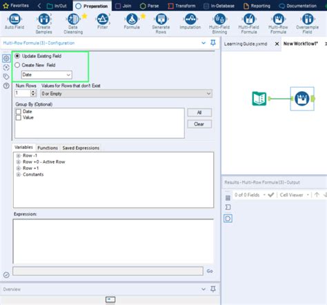 Multi Row Formula Tool Filling In The Blanks Alteryx The Data School