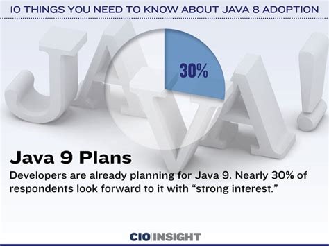 10 Things You Need To Know About Java 8 Adoption CIO Insight