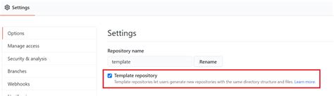 Setting Up A Repository Template In Github For Net October 2020