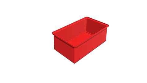 Stacking Base Bin Rectangular Flange Sb 1030l X 670w X 430h — Pioneer