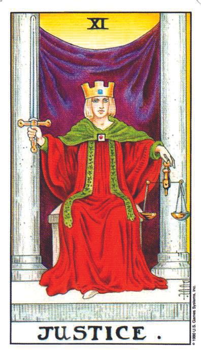 09화 메이저 아르카나 타로카드 ‘정의justice