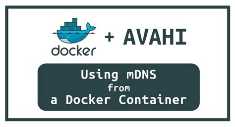 Andrej Taneski On Linkedin Using Mdns From A Docker Container