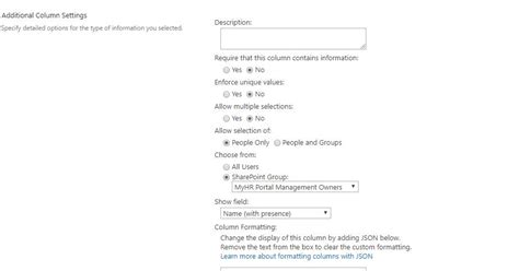 Limiting SharePoint People Picker Field To An Specific Group Of People