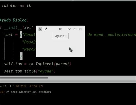 python Cómo hacer uso de eventos en botones para mostrar información al usuario con tkinter