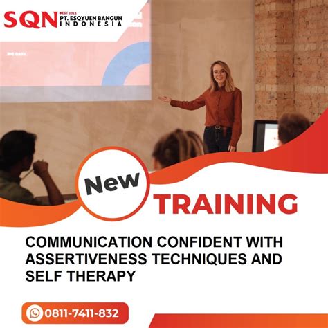 Training Communication Confident With Assertiveness Techniques And Self