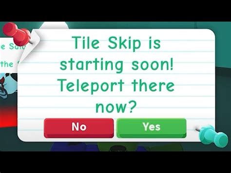 Tile Skip Minigame In Roblox Adopt Me Halloween Event