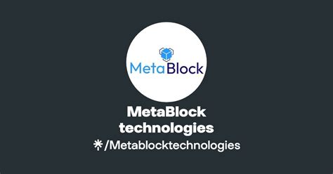 Metablock Technologies Instagram Linktree