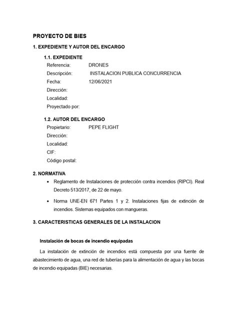 Instalación De Bies Normativa Y Diseño Pdf Ingeniería Mecánica Ingeniería Química