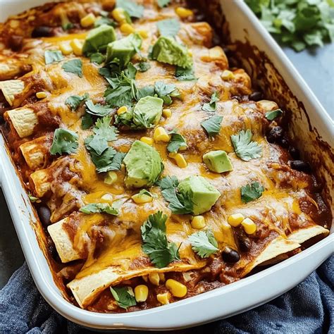 Easy Vegetarian Enchilada Casserole A Delicious Comfort Dish