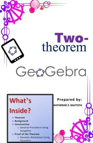 Proving Two Tangent Theorem Using Geogebra Docx