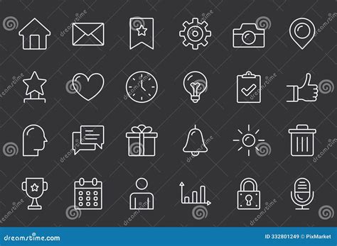 Basic Line Flowchart Symbol With Meanings To Create The Flowchart Vector Illustration
